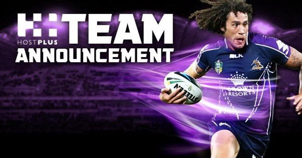 Elimination Final HOSTPLUS Team Announcement | Storm
