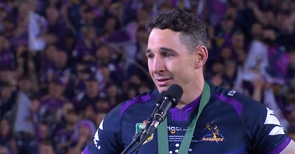 Slater's Clive Churchill speech | Storm