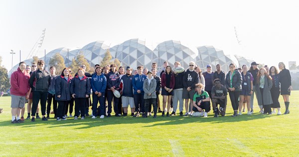 School to Work Program celebrates Indigenous Round at Melbourne Storm ...